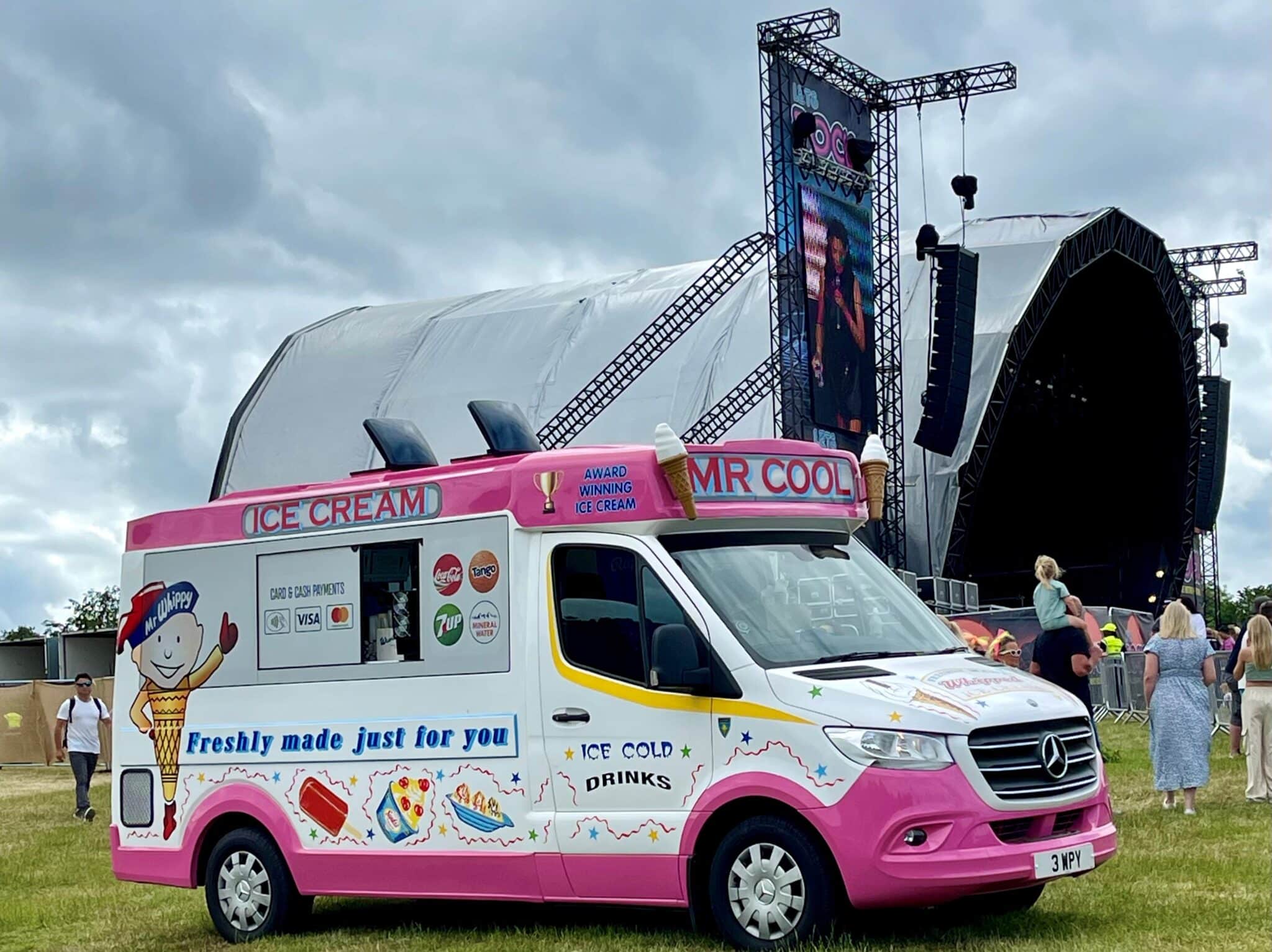 Music Festivals Ice Cream Van Hire - Mr Whippy Scotland - Ice Cream Van ...